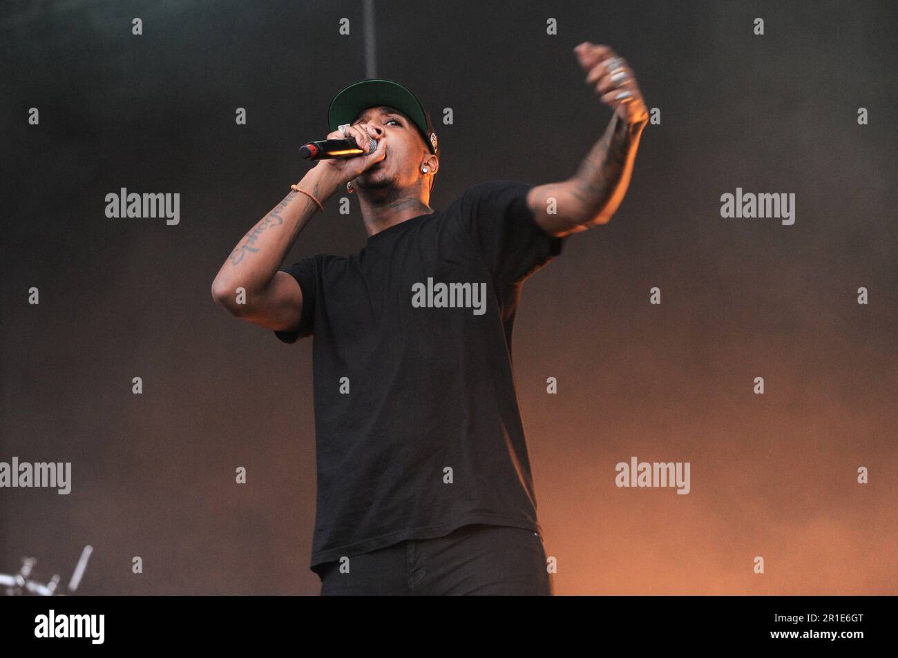 Milan Italy 2012-06-07 : MC Rage of Chase and Status performing at the ...