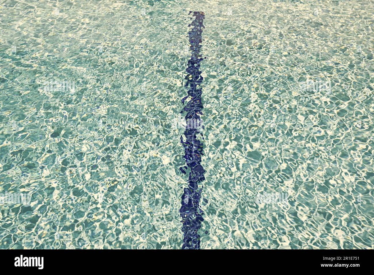 blue swimming pool water background with line Stock Photo - Alamy