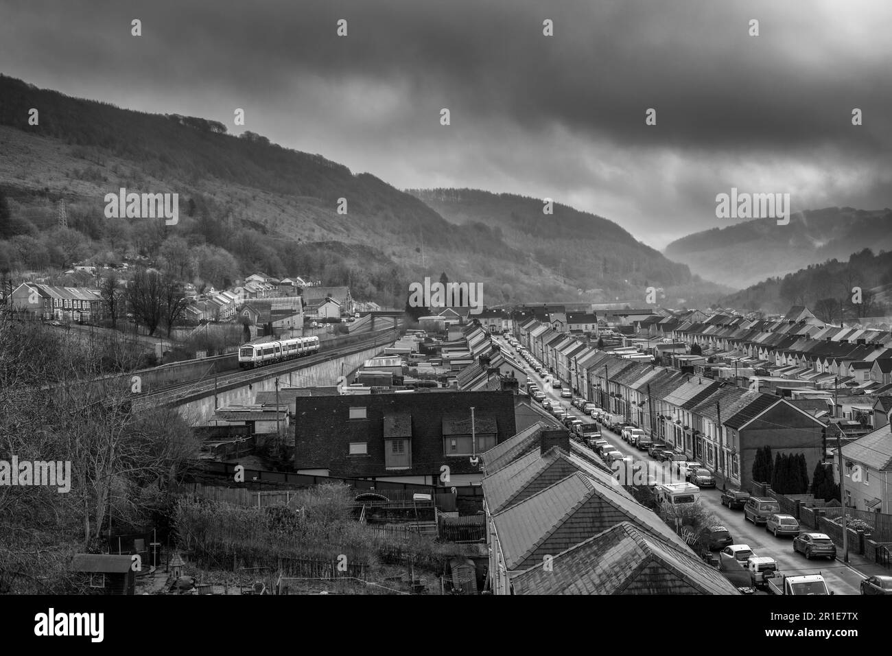 Ebbw vale railway Black and White Stock Photos & Images - Alamy