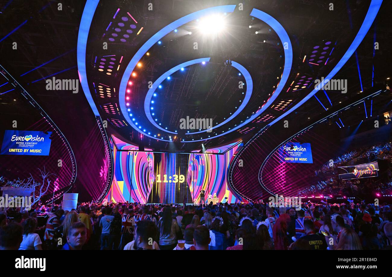 Eurovision liverpool arena stage hi-res stock photography and images ...