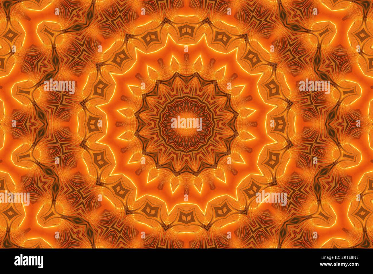 Background with abstract orange concentric pattern Stock Photo - Alamy