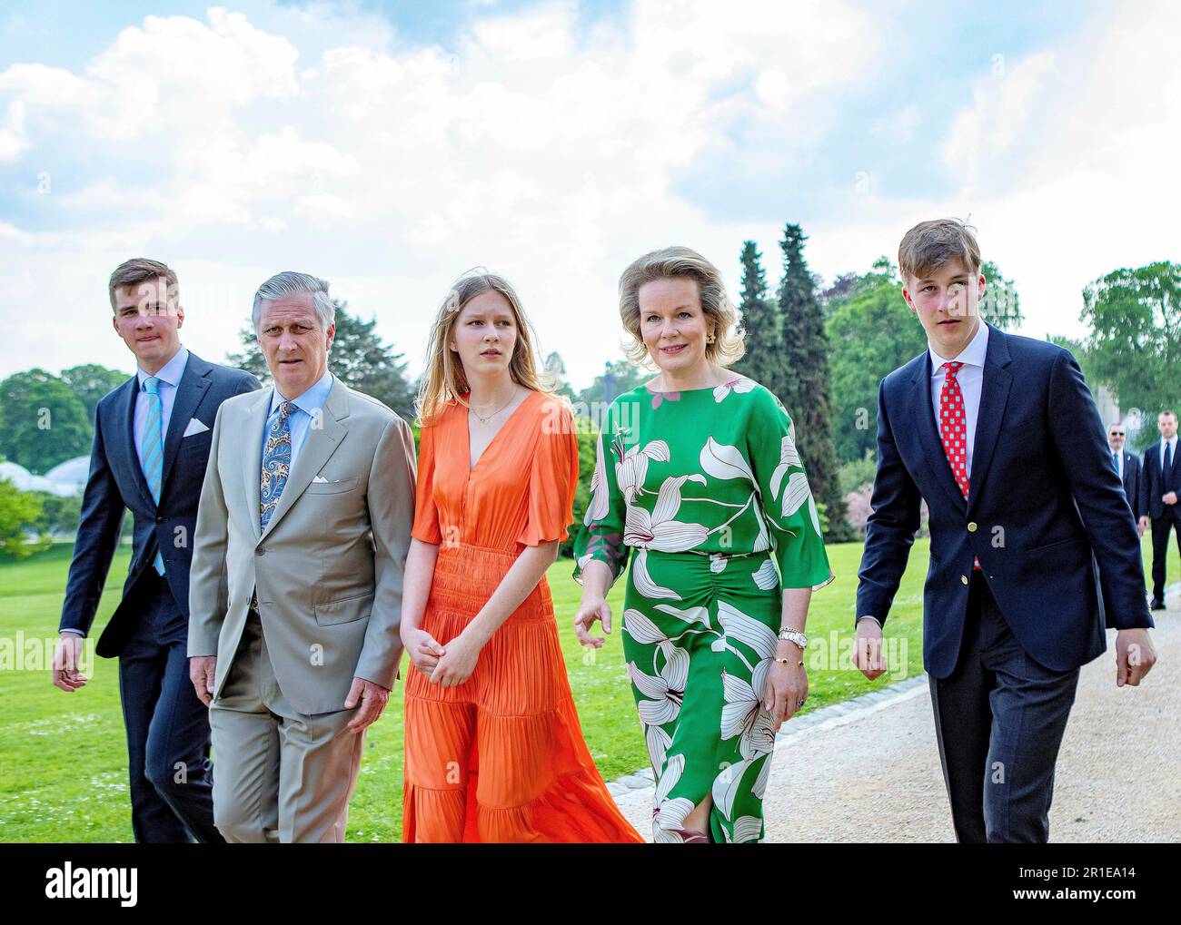 Princess eleonore of belgium garden party hi-res stock photography and ...