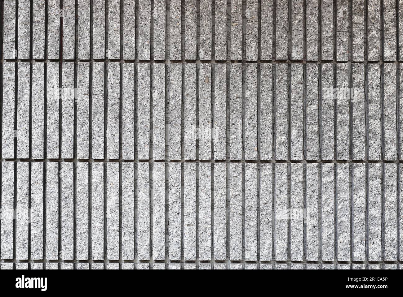 decay old gray brick wall, wide panorama of masonry, bricklaying Stock ...