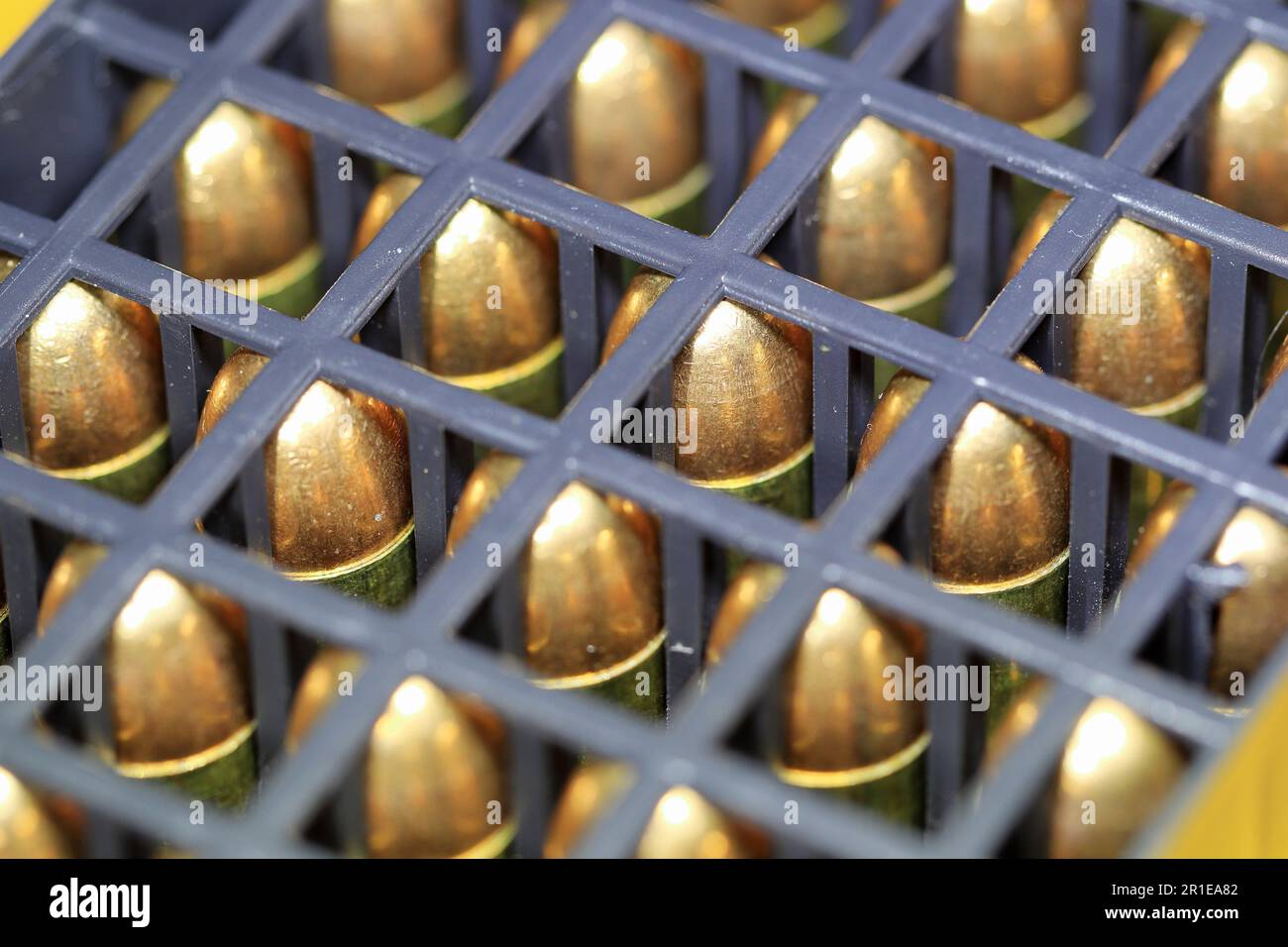 bullet 9mm parabellum FMJ(Full Metal Jacket ) in protection package ...