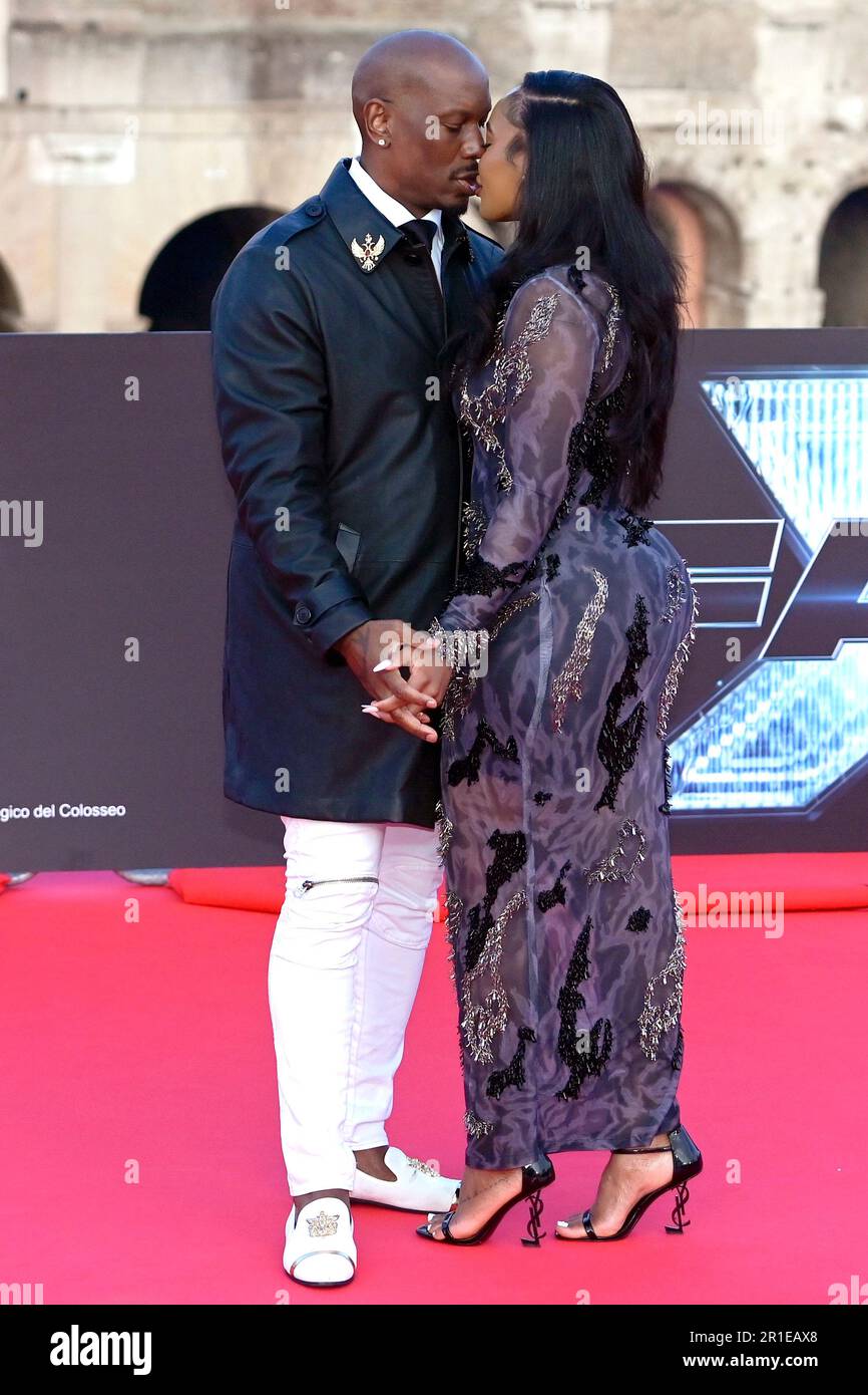 Rom, Italien. 12th May, 2023. Tyrese Gibson und Zelie Timothy bei der ...