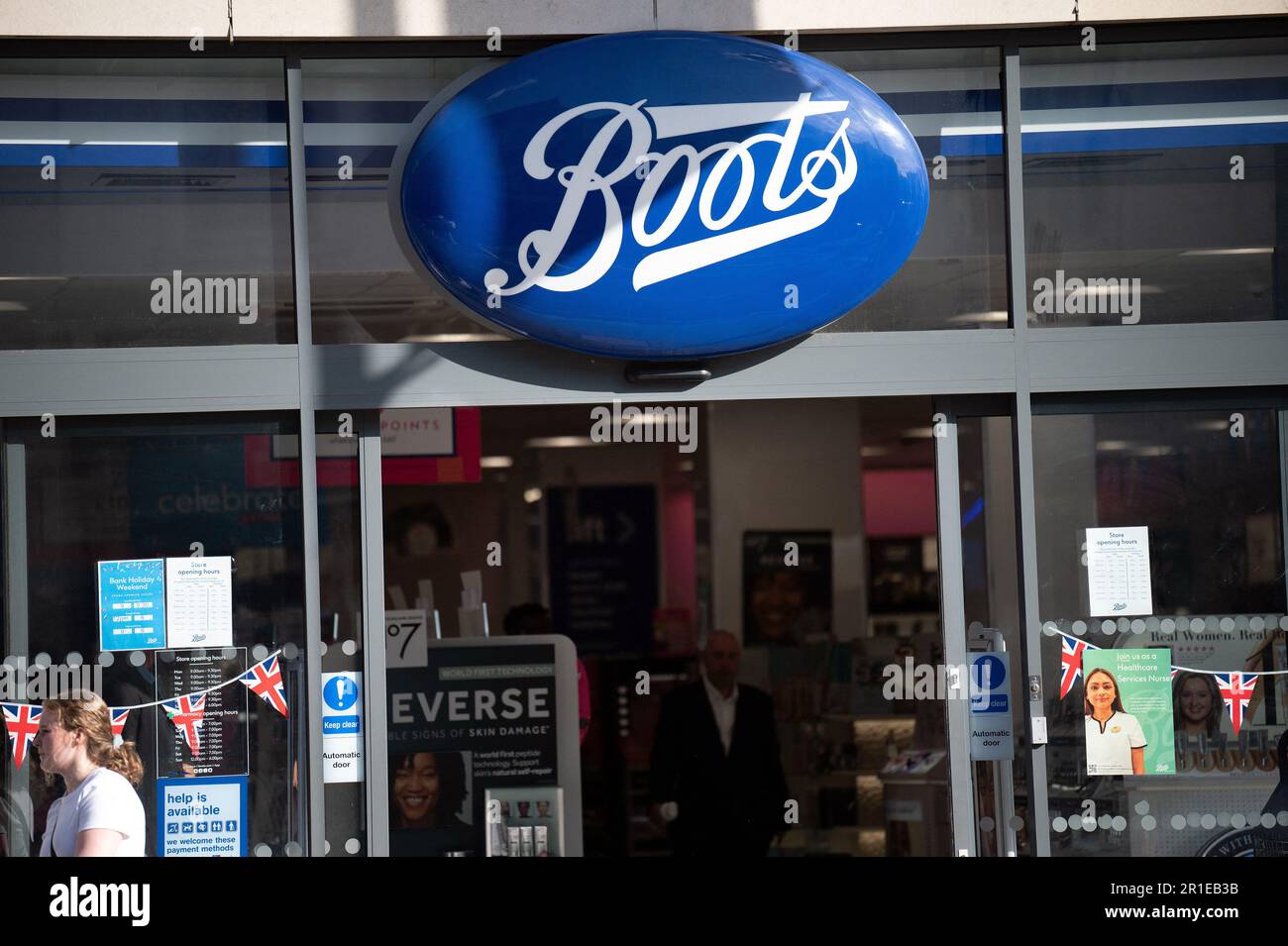 London, UK. 11th May, 2023. A shop sign of Boots Store, on May 07, 2023 ...