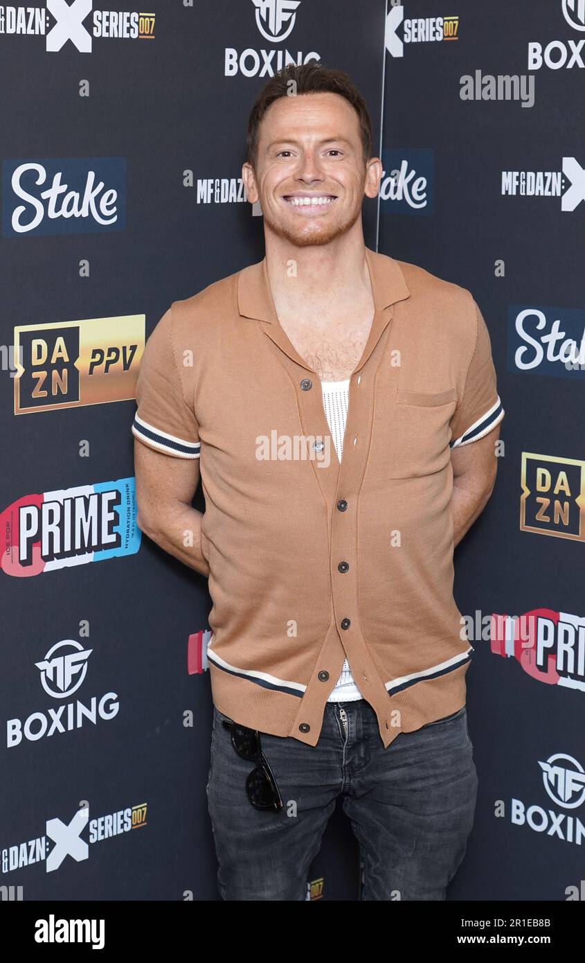 Joe Swash arriving for the KSI vs Joe Fournier boxing match at OVO ...