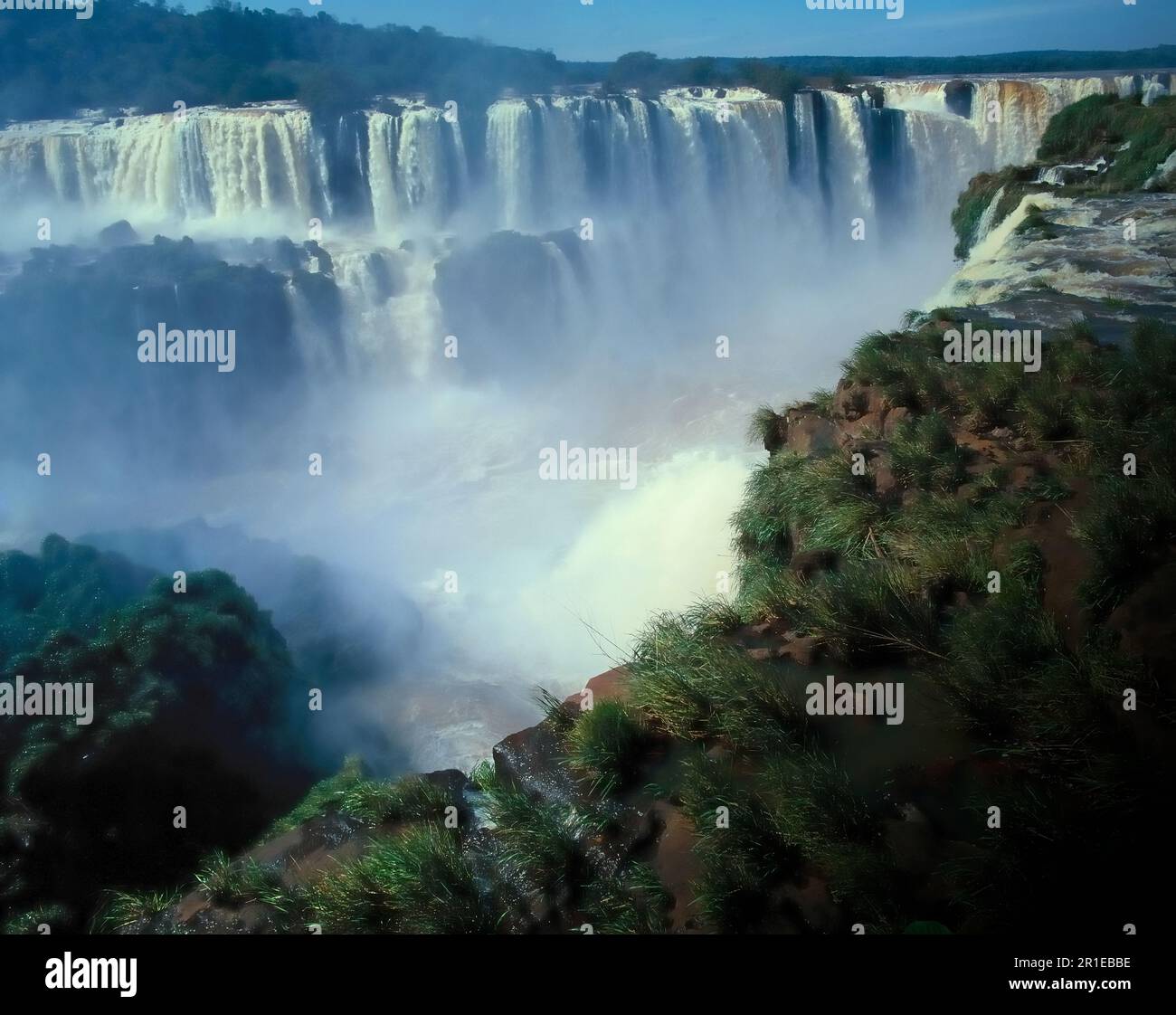 Foz do Iguaçu waterfalls in Brazil Stock Photo - Alamy