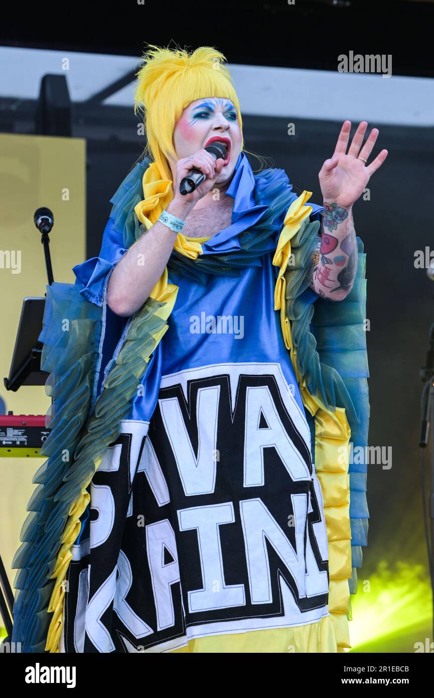 Centenary Square, Birmingham, 13th May 2023 - Drag Queen Ginny Lemon ...