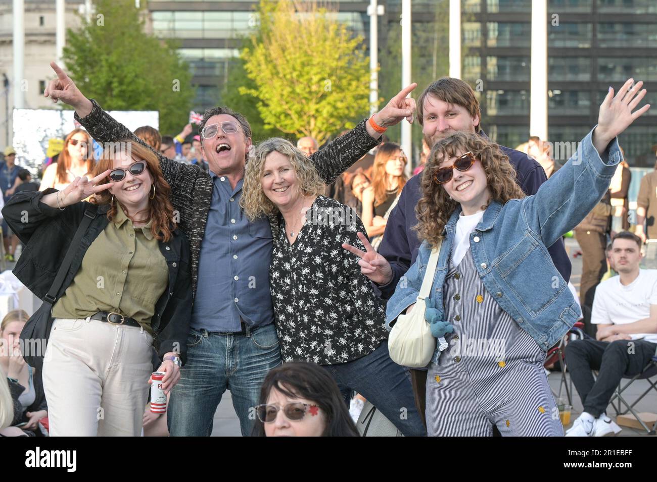 Coronation concert revellers hi-res stock photography and images - Alamy
