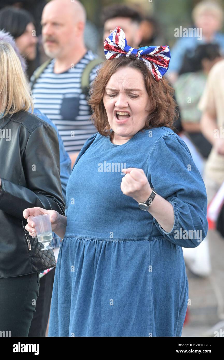 Centenary Square, Birmingham, 13th May 2023 - Revellers took to ...