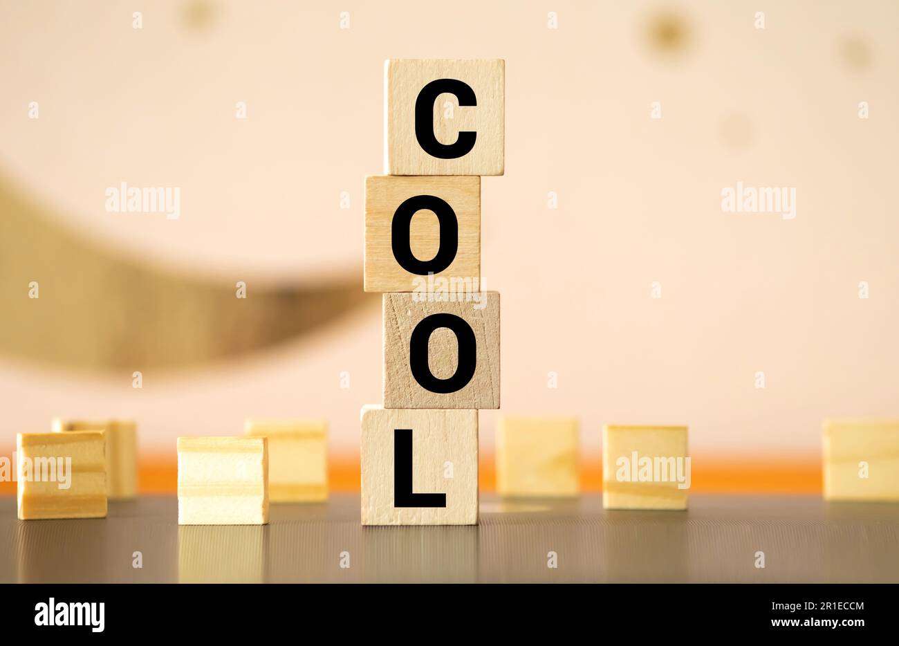 BBe cool. Cubes form the word Cool. An extensive concept of the word ...