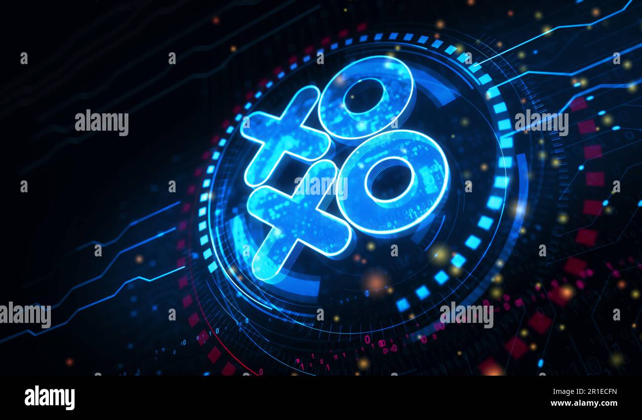 XOXO romantic love greeting and kiss digital cyber style symbol digital ...