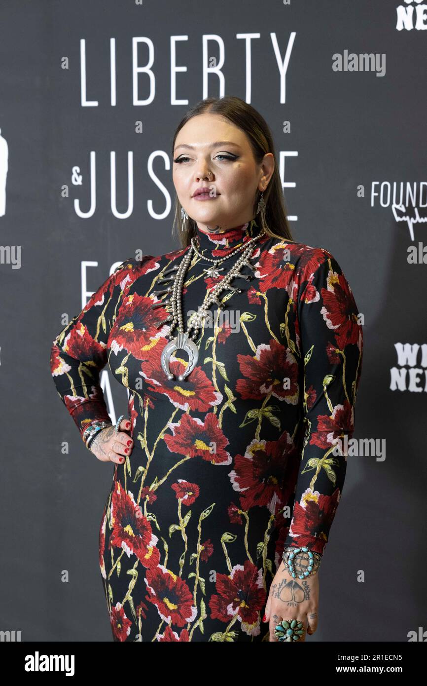 American singer songwriter and native Texan ELLE KING poses on the red ...