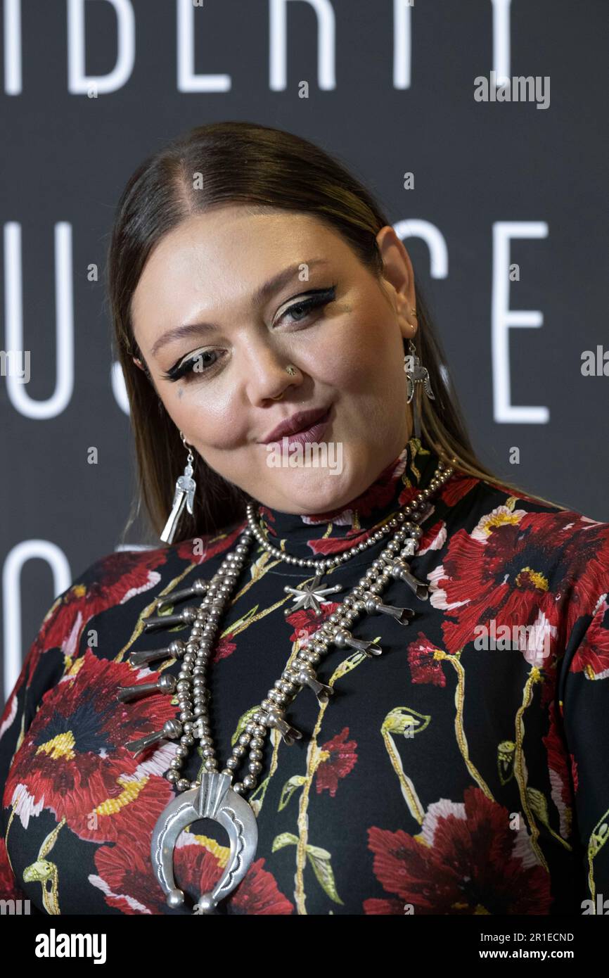 American singer songwriter and native Texan ELLE KING poses on the red ...