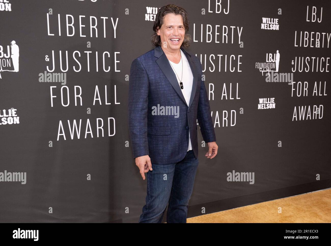 Cosmetics exeutive GARY SPELLMAN poses on the red carpet at the Lyndon ...