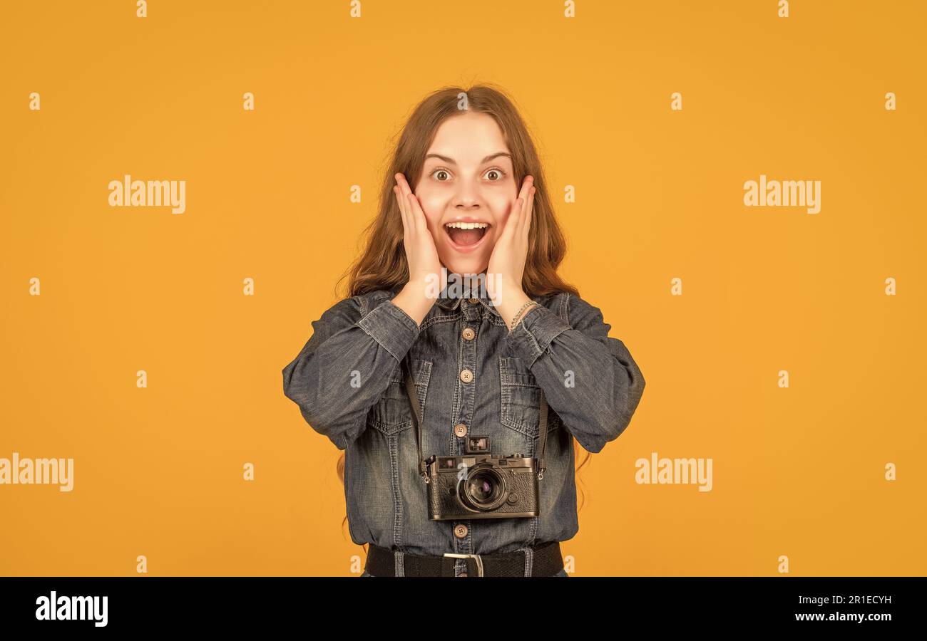 Taken by surprise. Surprised girl photographer. Surprise. Wow. Omg. Its ...