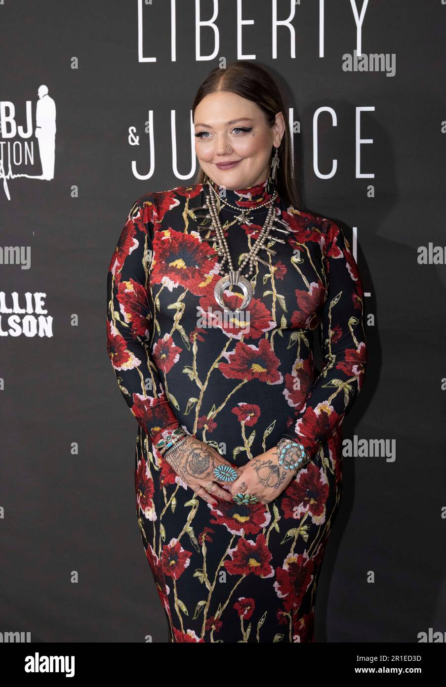 American singer songwriter ELLE KING poses on the red carpet at the ...