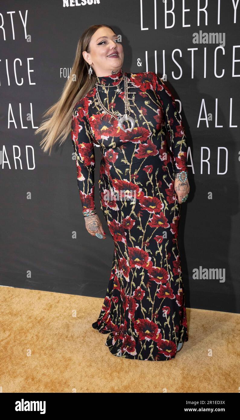 American singer songwriter ELLE KING poses on the red carpet at the ...