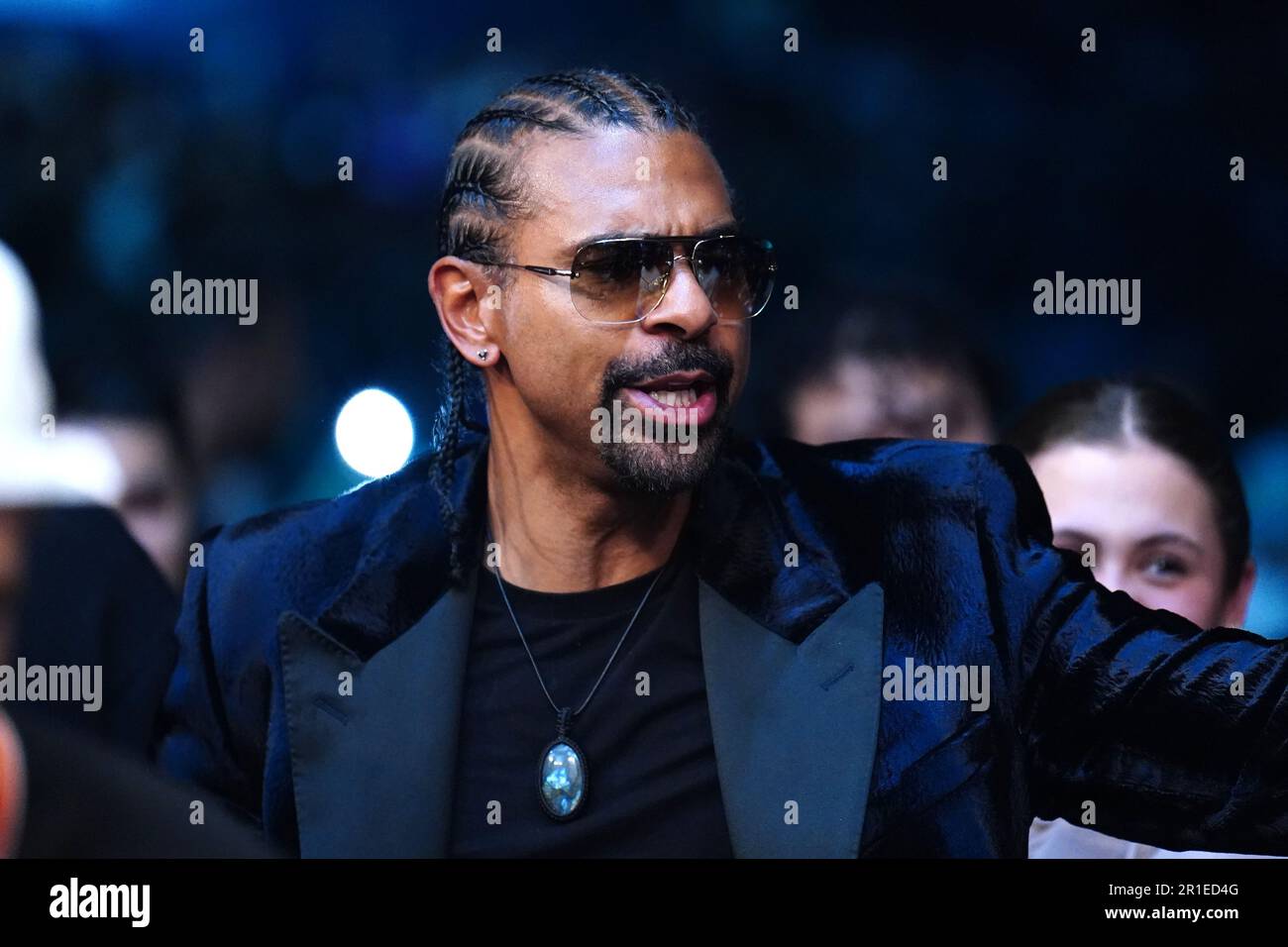 Former British boxer David Haye at the OVO Arena Wembley, London ...