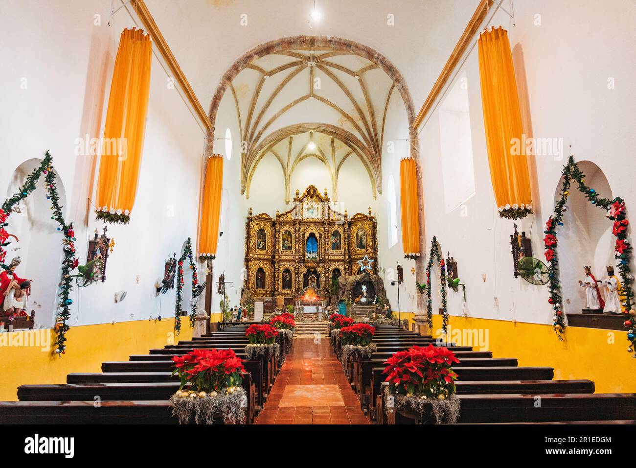 the chapel inside the San Antonio de Padua Convent, Izamal, Mexico ...