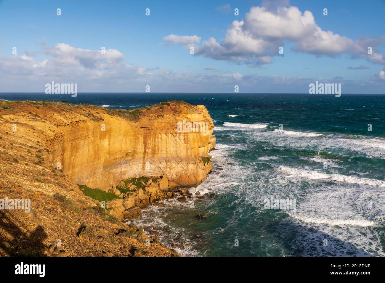 Photograph of the historic and famous 12 Apostles limestone rock stacks ...