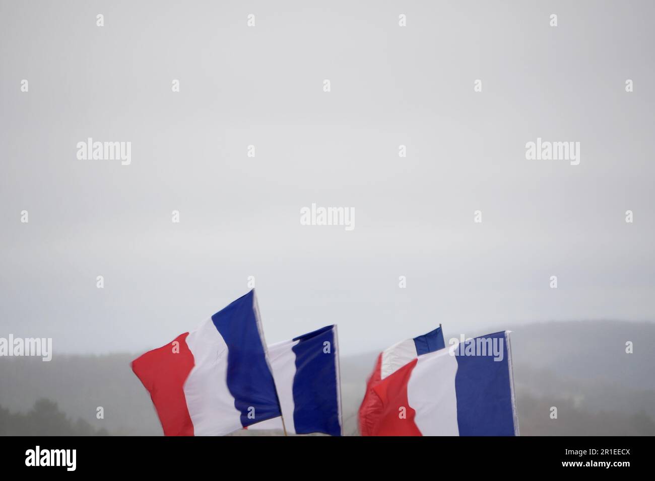 French flag pole wind hi-res stock photography and images - Alamy