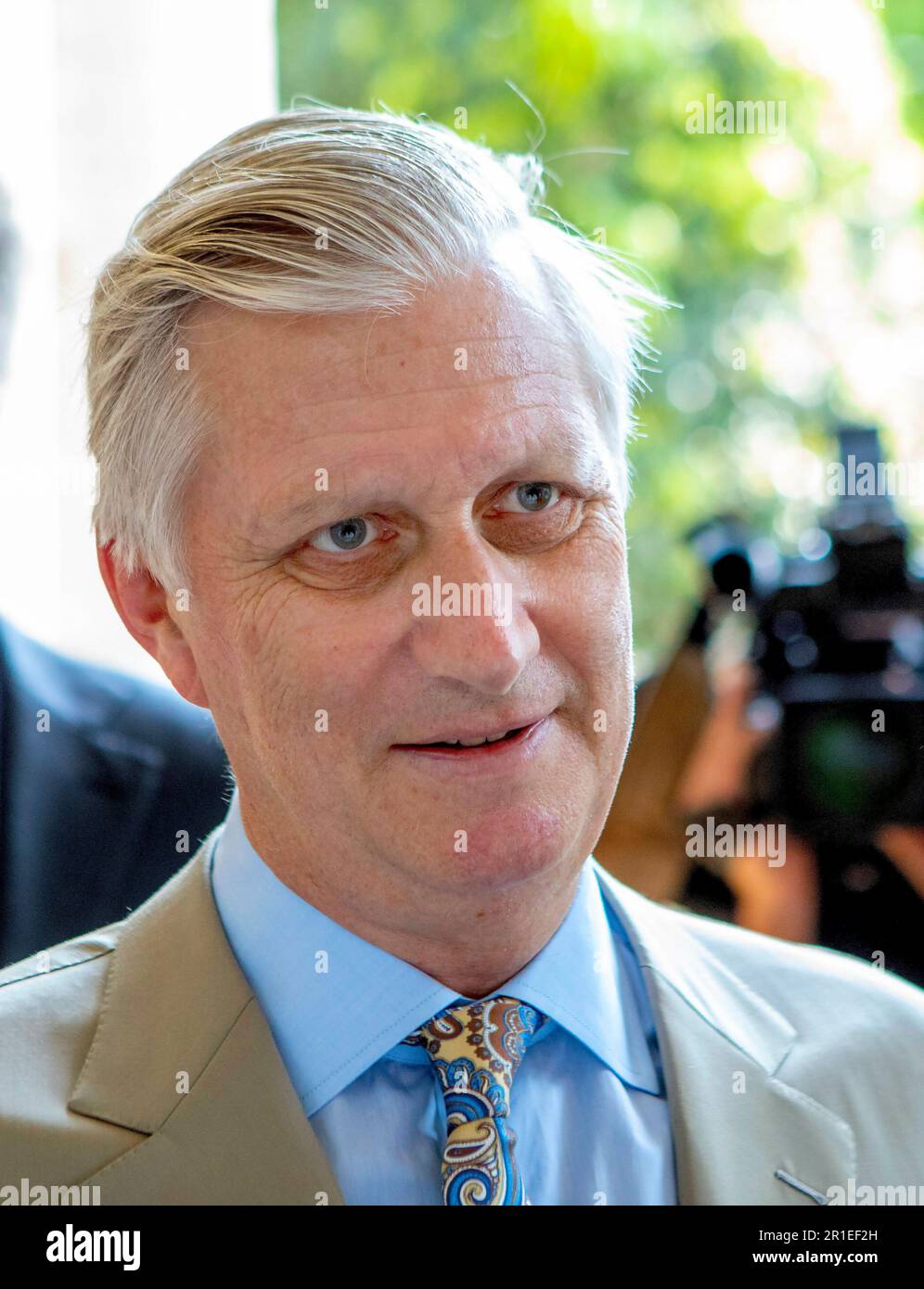 Brussel, Belgien. 13th May, 2023. King Filip of Belgium at the Royal ...