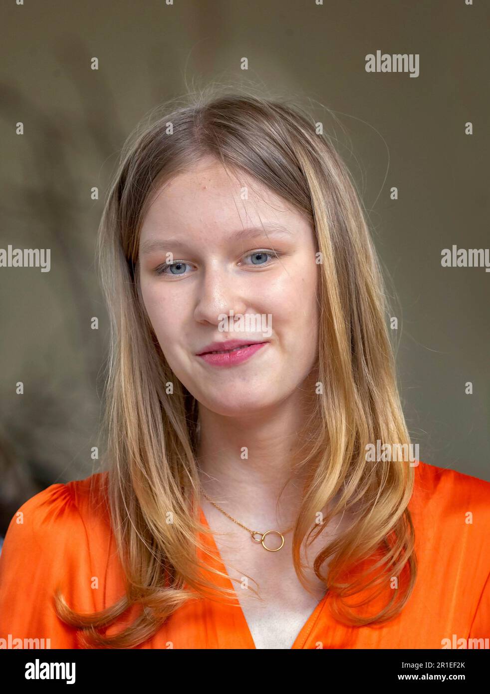 Brussel, Belgien. 13th May, 2023. Princess Eleonore of Belgium at the ...