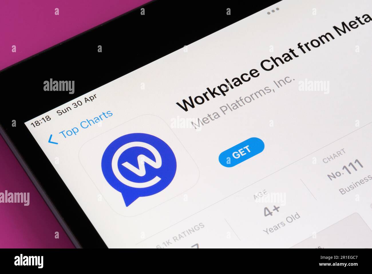 Workplace chat from meta hi-res stock photography and images - Alamy