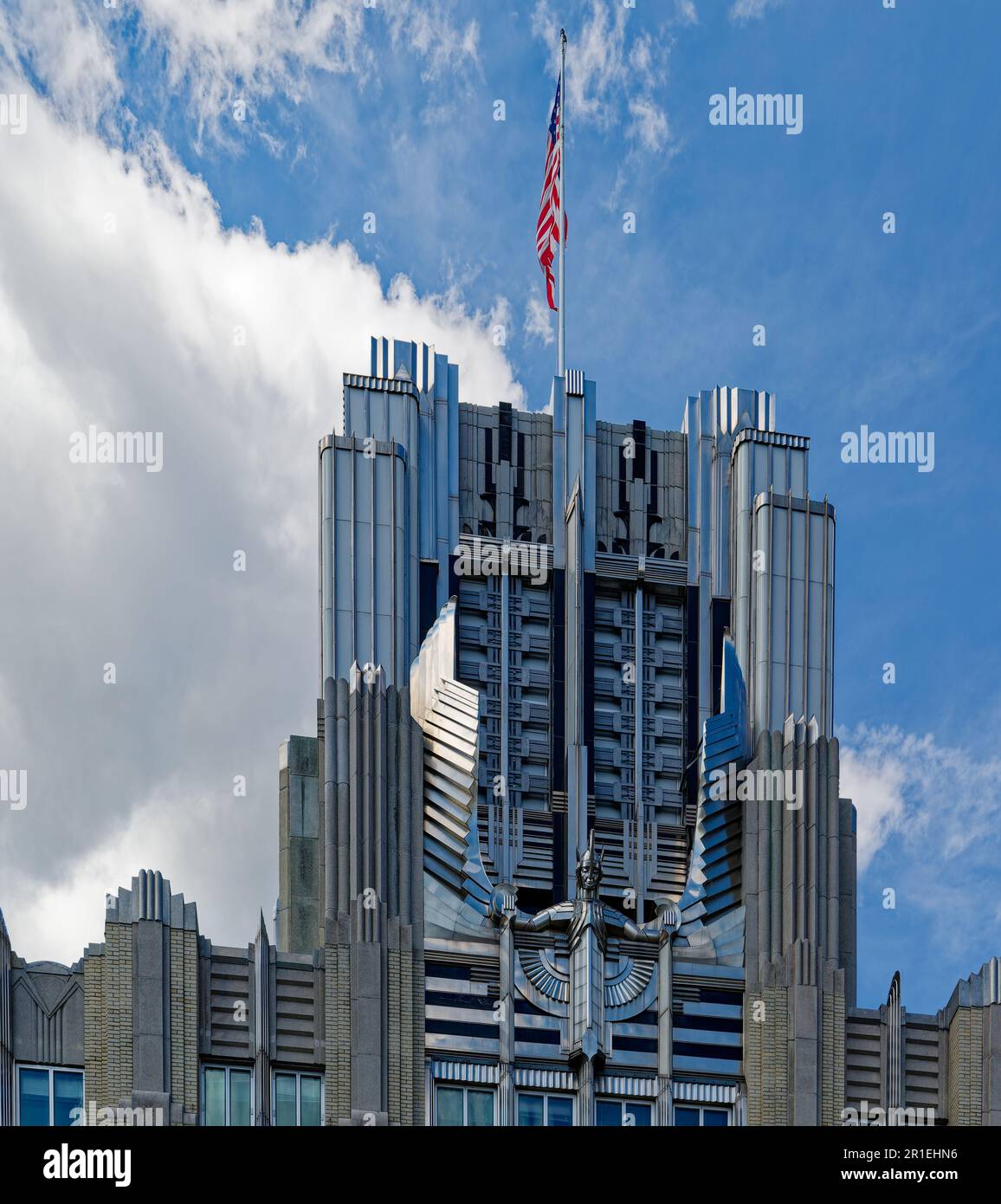 Niagara Mohawk Building's winged sculpture is titled "Spirit of Light ...