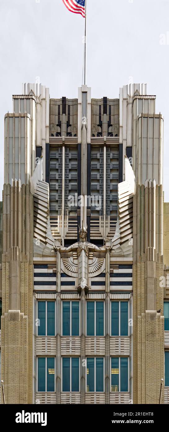 Niagara Mohawk Building's winged sculpture is titled "Spirit of Light ...