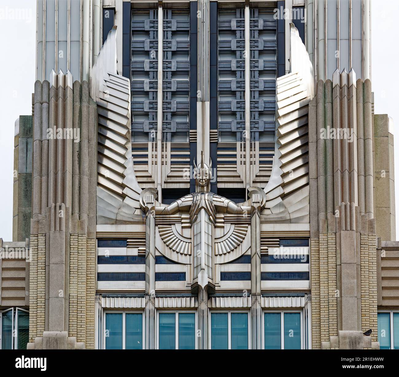 Niagara Mohawk Building's winged sculpture is titled "Spirit of Light ...