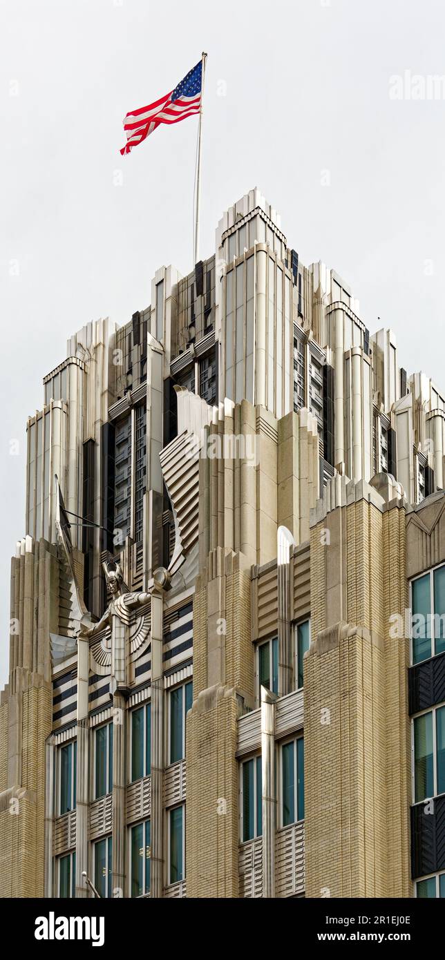 Niagara Mohawk Building's winged sculpture is titled "Spirit of Light ...