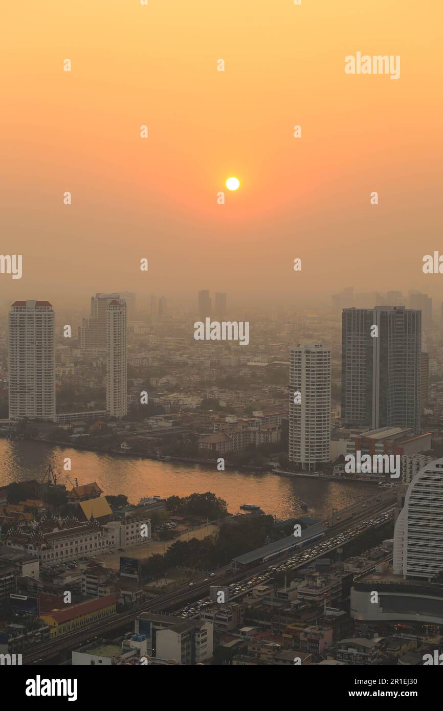 Bangkok thailand view cityscape skyline hi-res stock photography and ...