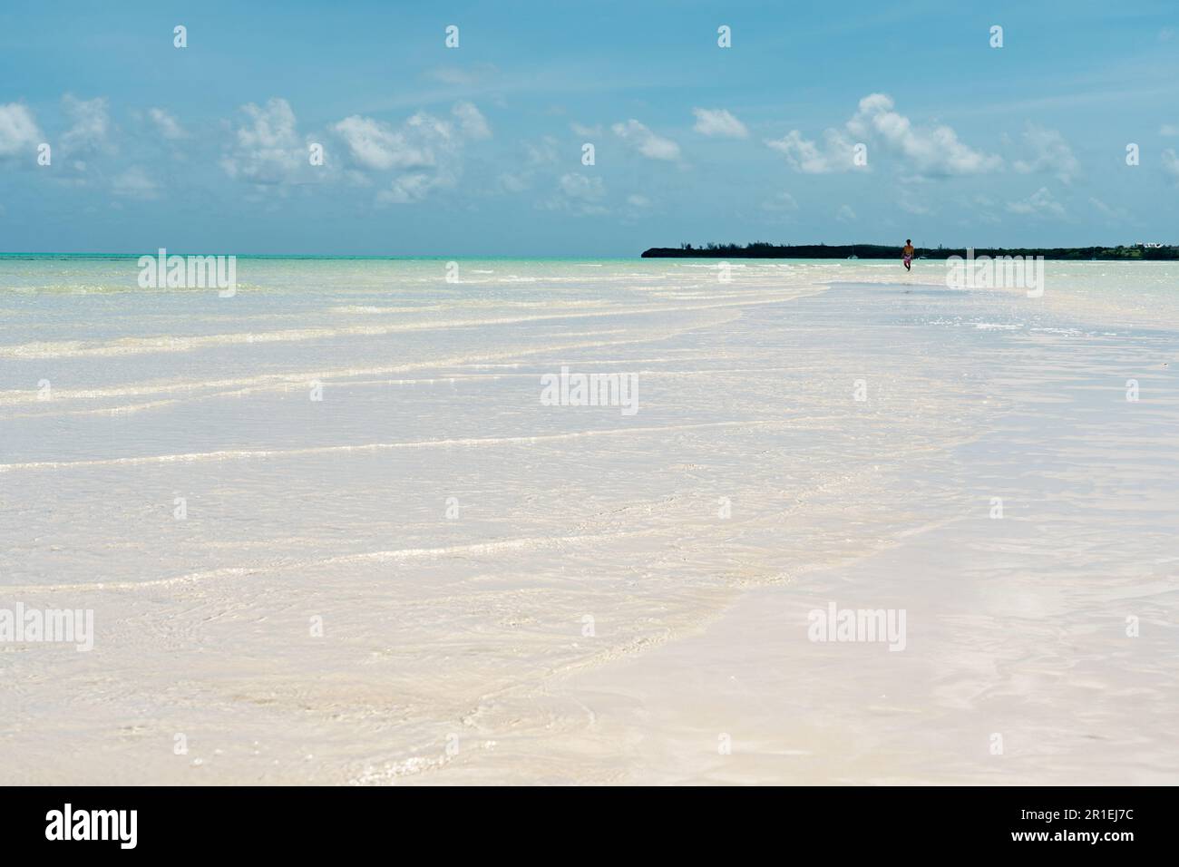 Beautiful Sandbar on the Spanish Wells in the Bahamas Stock Photo - Alamy