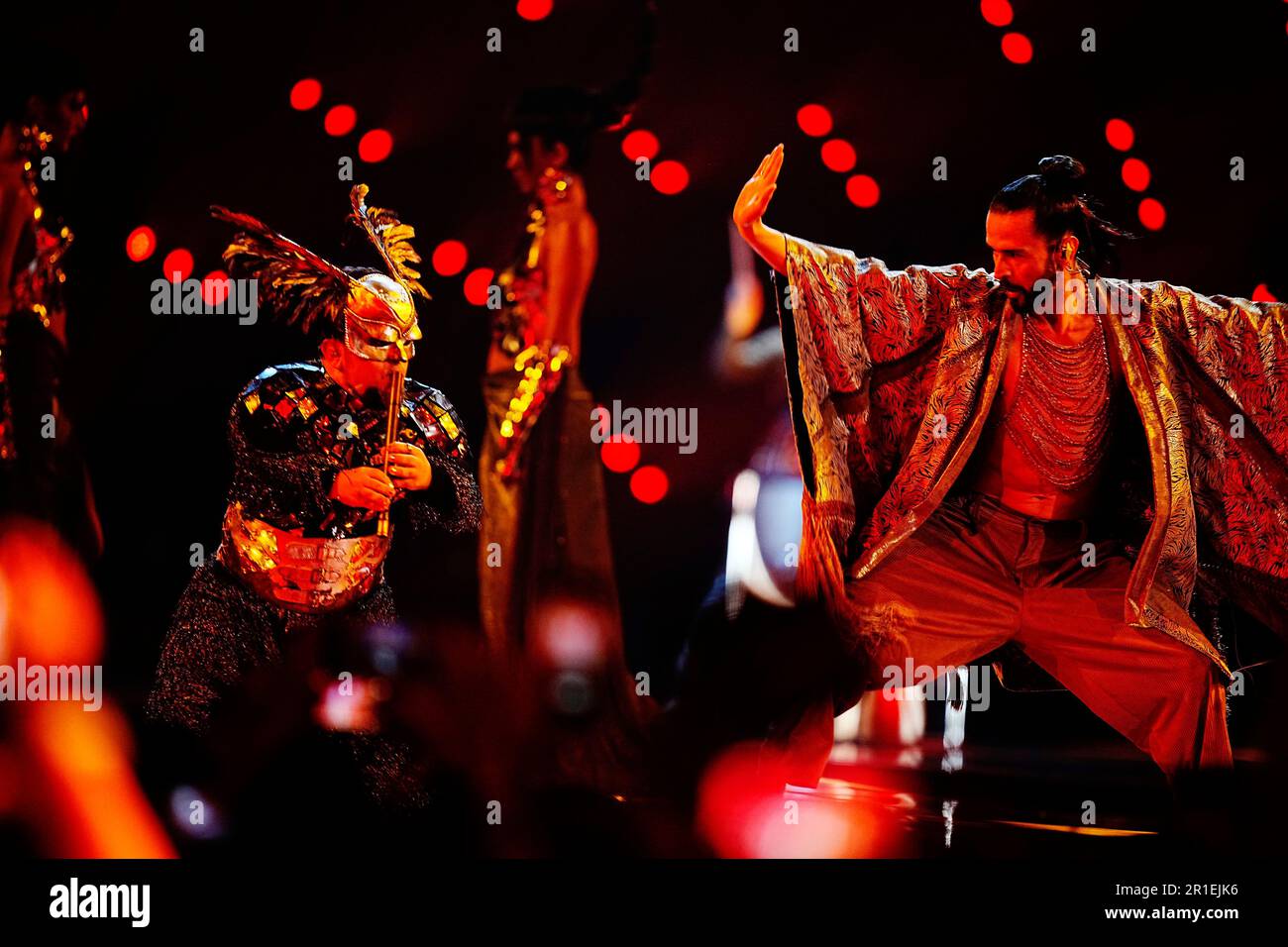 Moldova entrant Pasha Parfeni performing in the grand final for the ...