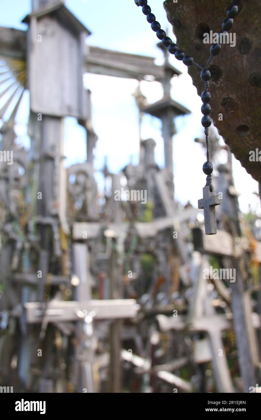 Mount of crosses, Christian religion, many crosses grouped in one space ...