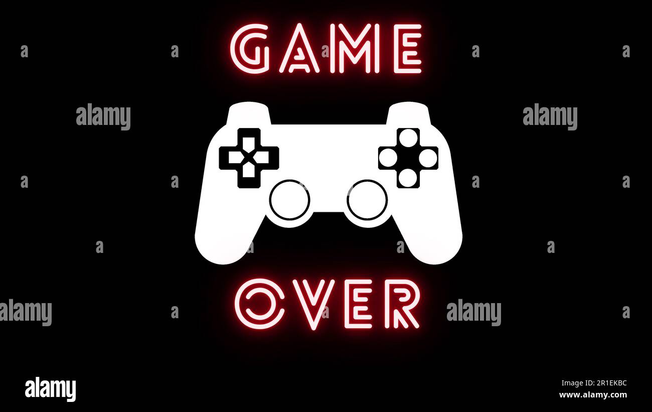 Game Over - Start again Stock Photo - Alamy