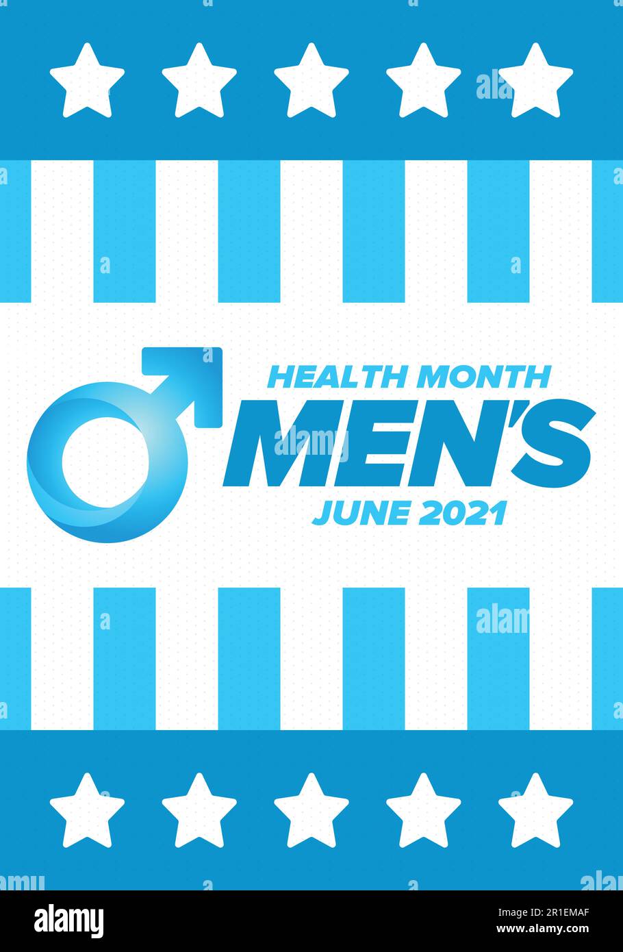 National Men's Health Month in June. Health education program ...