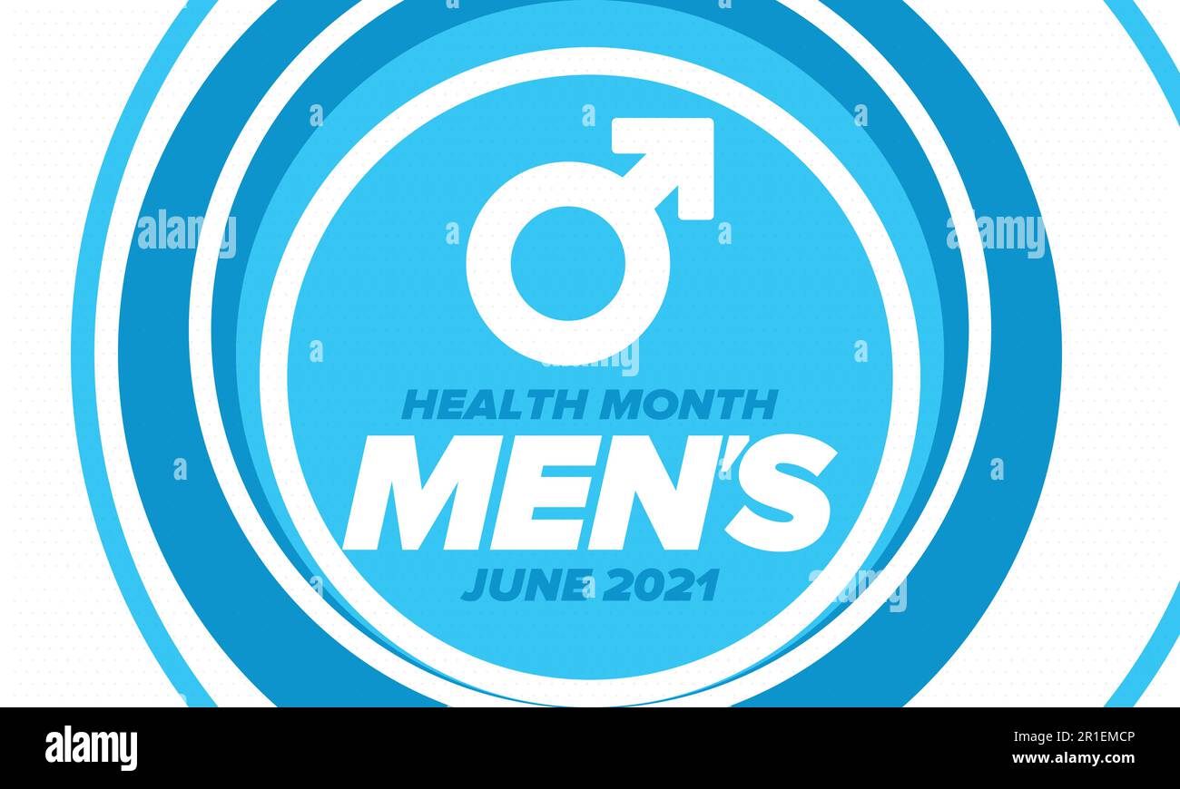 National Men's Health Month in June. Health education program ...