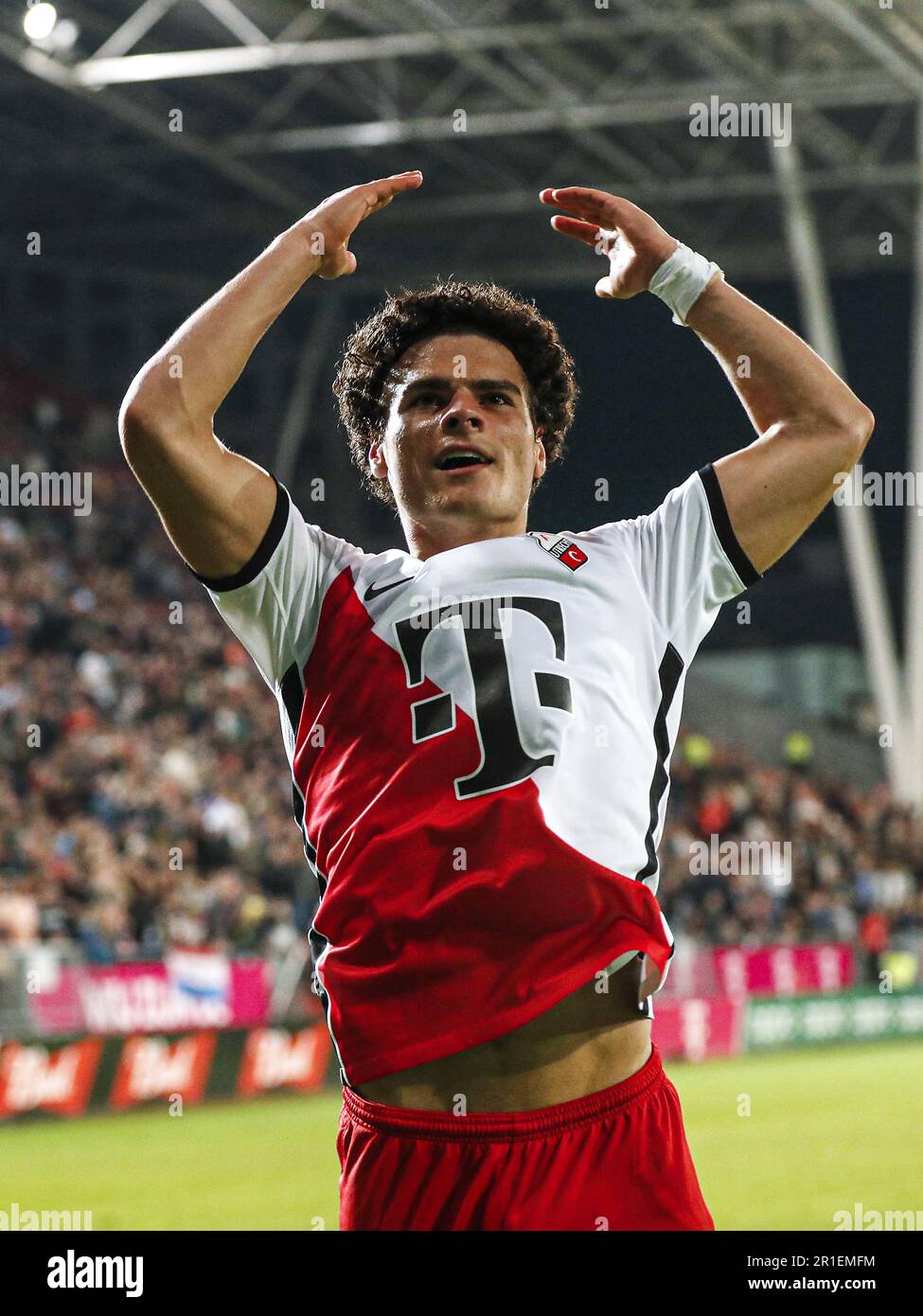 UTRECHT - Can Bozdogan of FC Utrecht celebrates the 2-0 during the ...