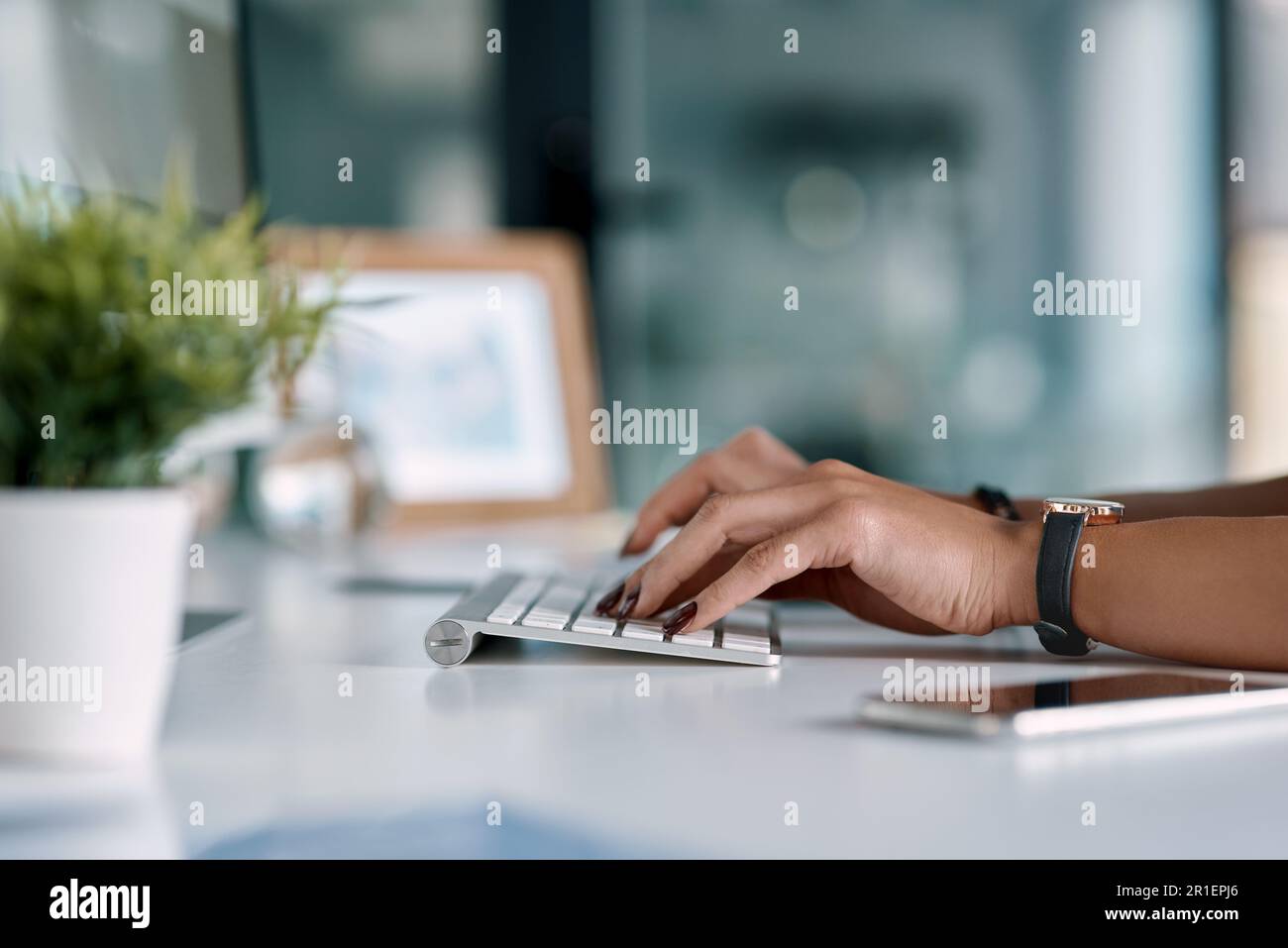 Speed typing was a requirement for my job. an unrecognizable ...