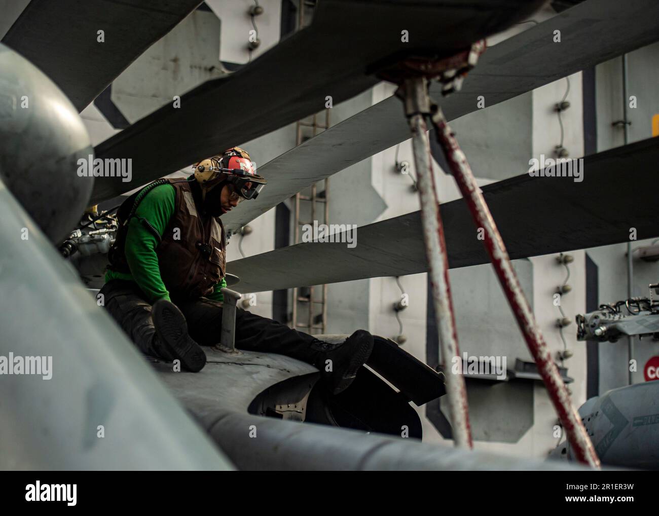 230513-N-XK462-1289 PHILIPPINE SEA (May 13, 2023) U.S. Navy Airman ...