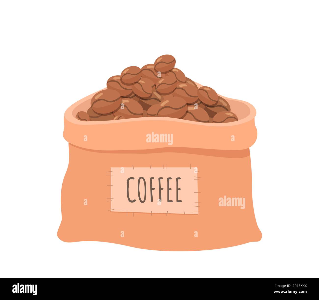 Coffee bean packet Stock Vector Images - Alamy