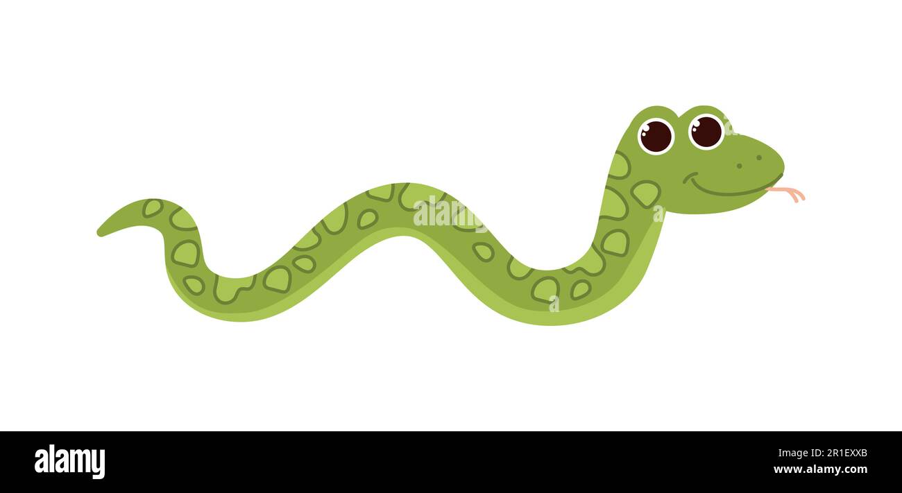 Cute safari snake Stock Vector Image & Art - Alamy