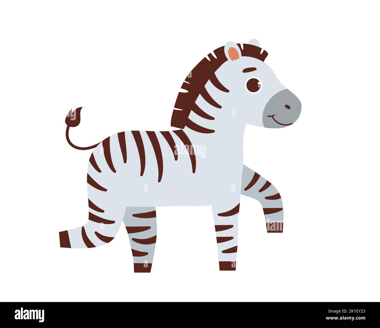 Flat zebra design hi-res stock photography and images - Alamy