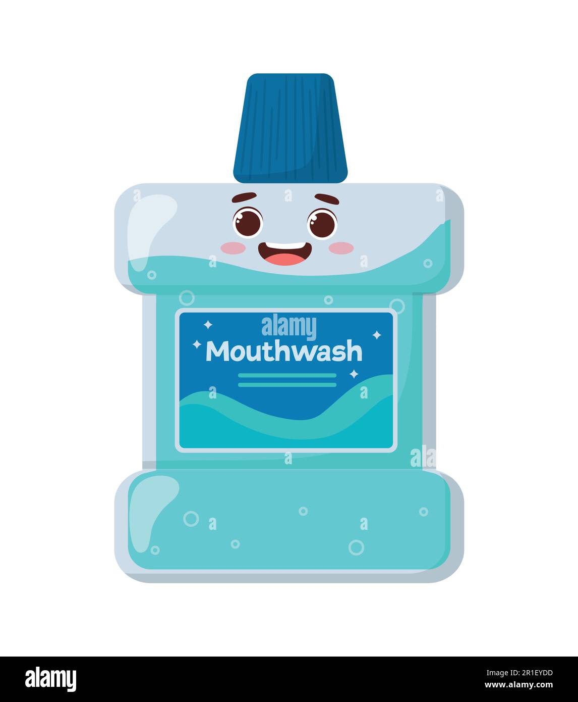 Mouth Rinse Cartoon