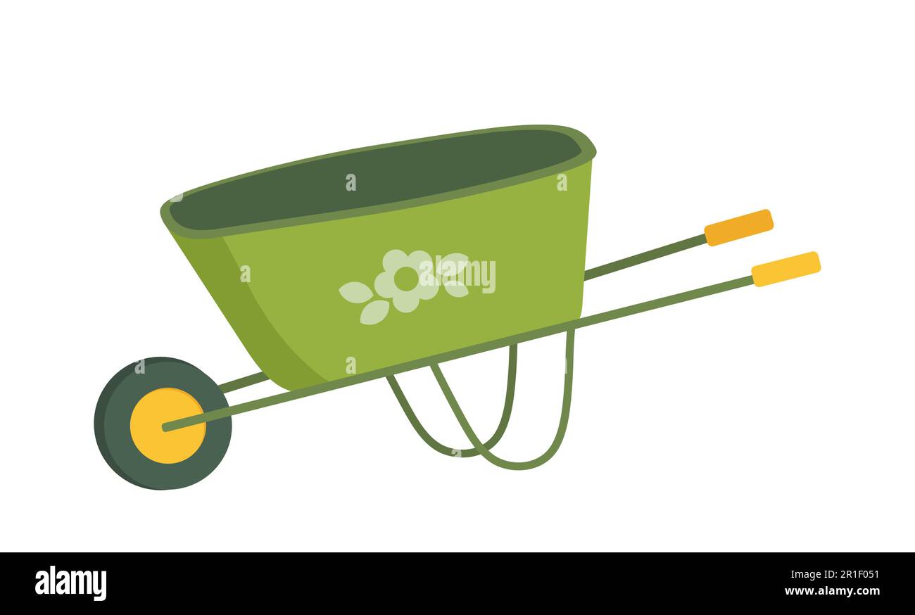 Gardening cart concept Stock Vector Image & Art - Alamy