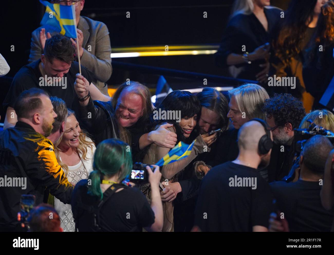 Sweden entrant Loreen celebrates winning the Eurovision Song Contest at ...